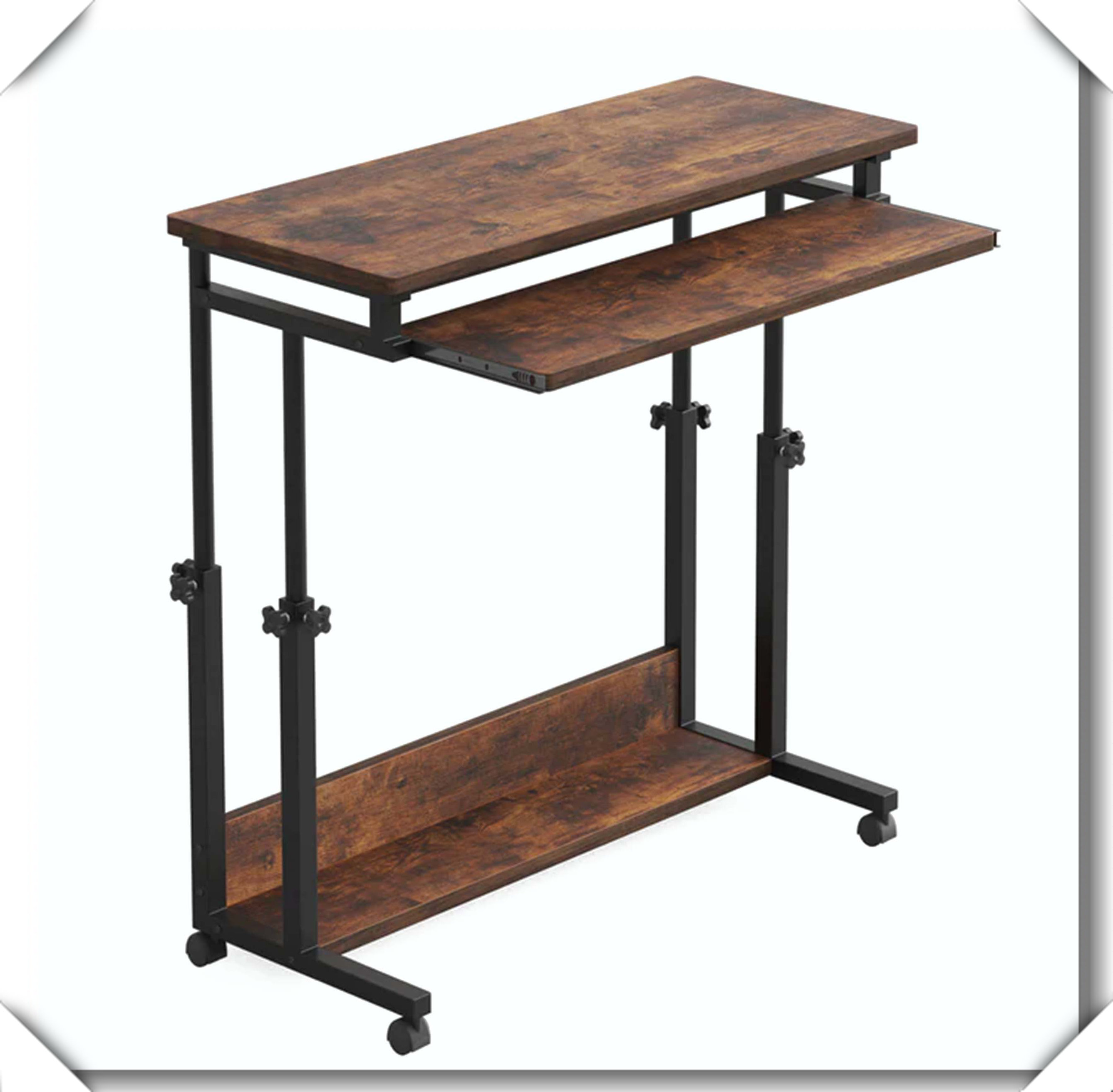 Trent Austin Design® Office Desk Wheels Height Adjustable Spacious ...
