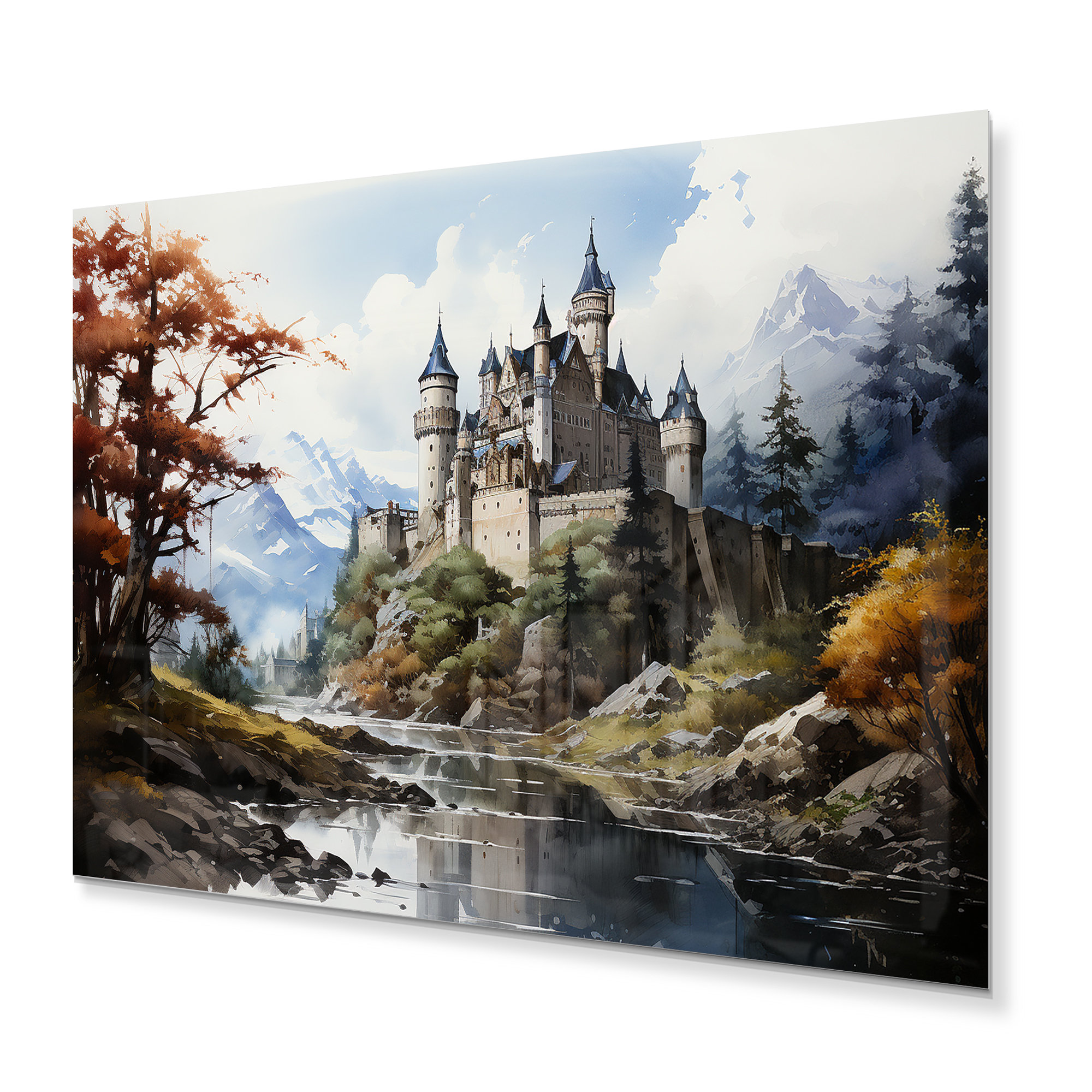 Millwood Pines Castles Enchanted Stronghold I - Architecture Metal Wall ...