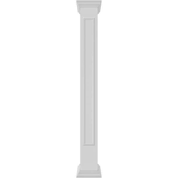 PCI Enterprises Craftsman Classic Square Non-Tapered, Double Raised ...