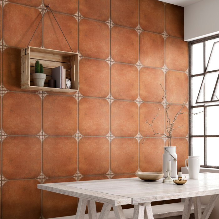 Merola Tile Aranjuez 17.8" x 17.8" Ceramic Wall & Floor Tile | Wayfair