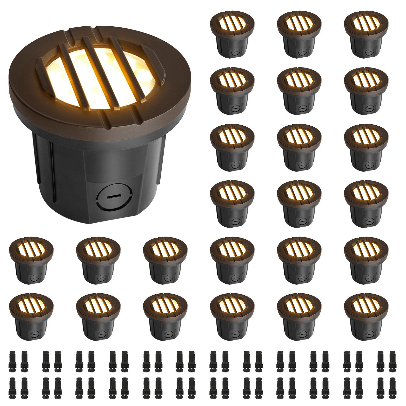 MW LIGHTING 24PK oil-rubbed bronze Integrated LED Aluminum Landscape ...