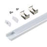 Armacost Lighting LED Tape Light Mounting Channel, Surface Mount, White ...