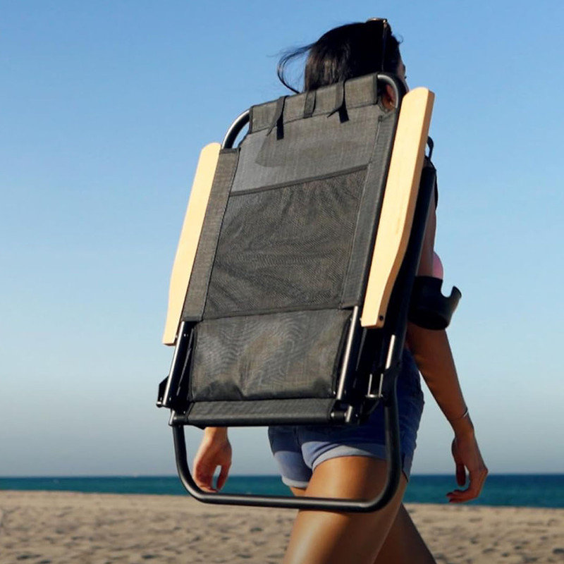 ZILNOX Seashell Beach Chair - Premium Backpack Beach Chair with ...