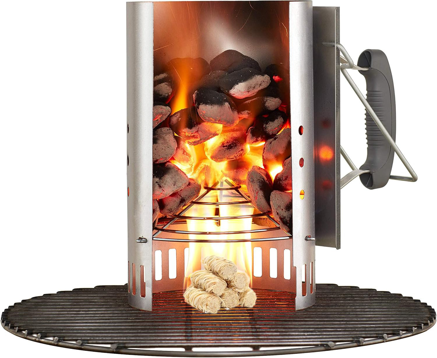 INKEDZ 65 pcs Fire Starter - Natural Fire Starters for Fireplace ...