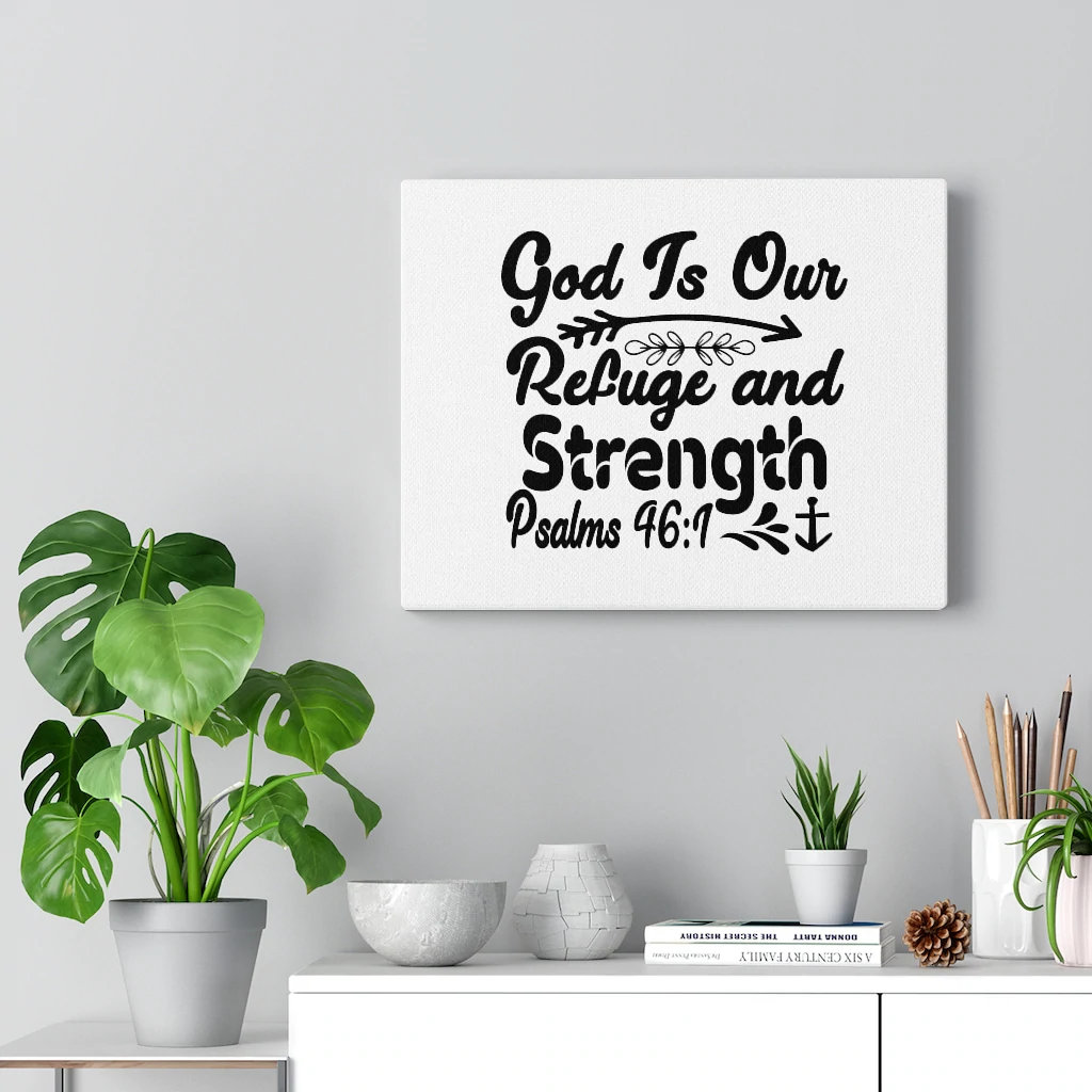 Trinx God Is Our Refuge and Strength Psalms 46:1 Christian Wall Art ...