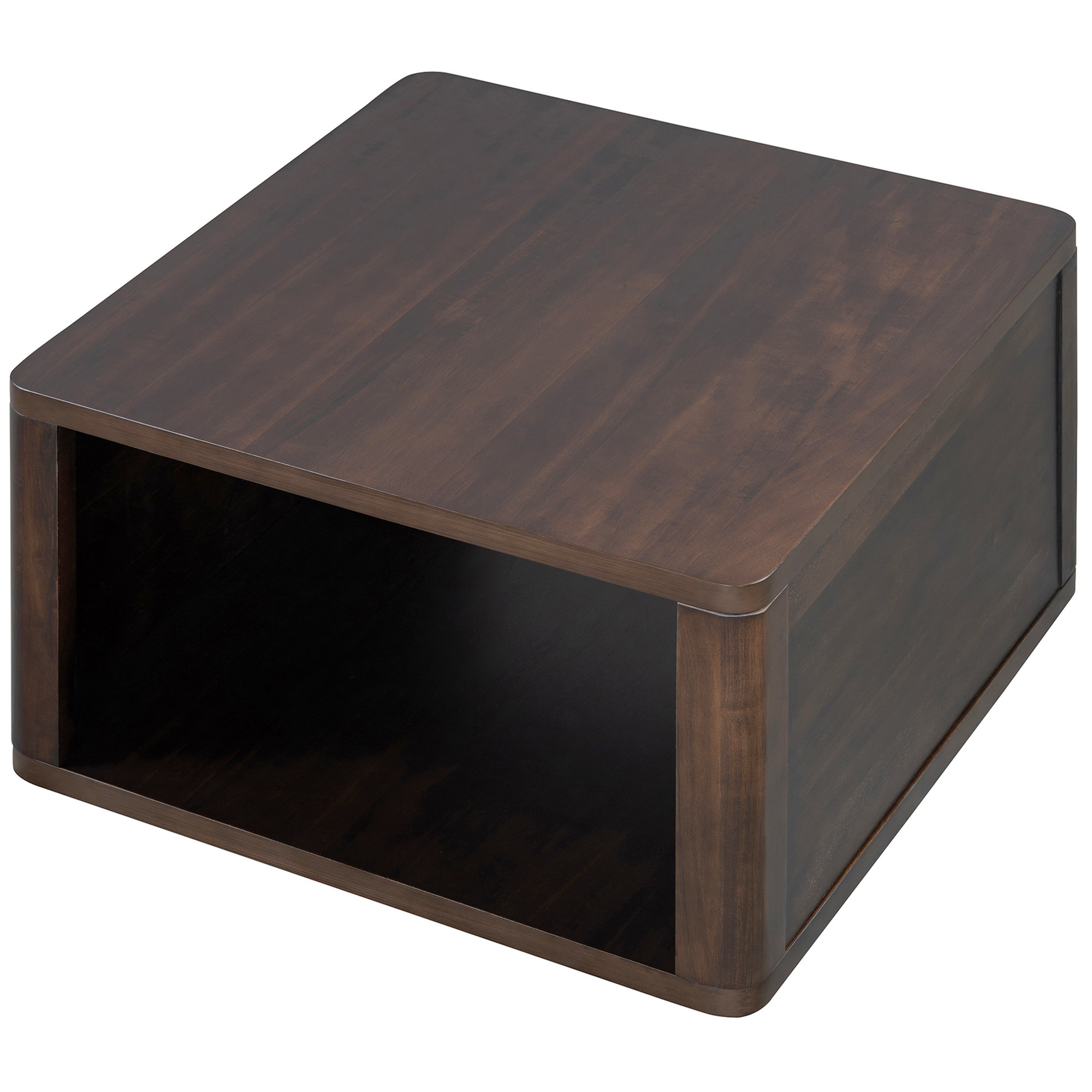 Latitude Run® 18"H Square Coffee Table With Open Storage Compartment ...