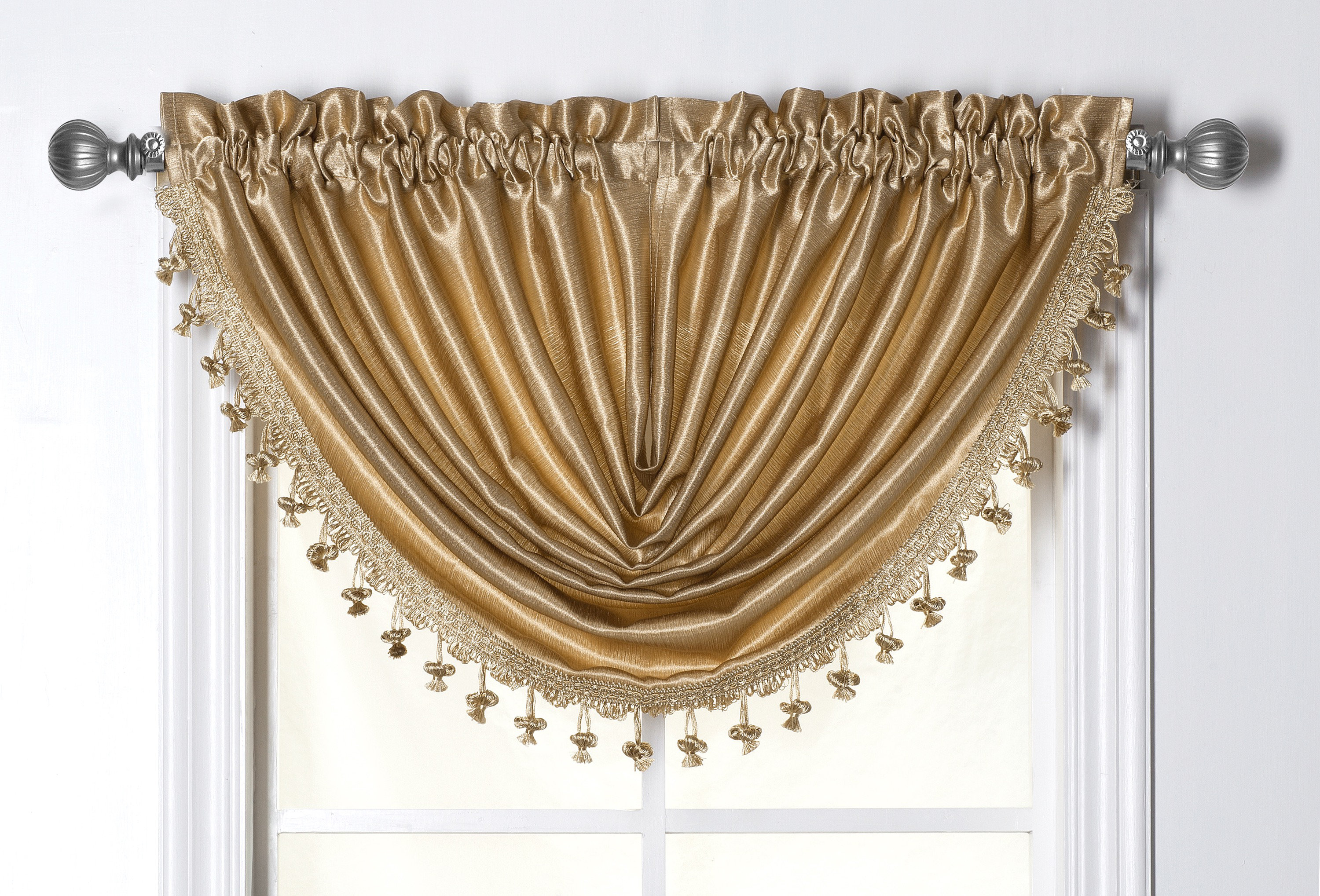 Kate Aurora Luxury Waterfall Austrian 57" Window Valance & Reviews ...