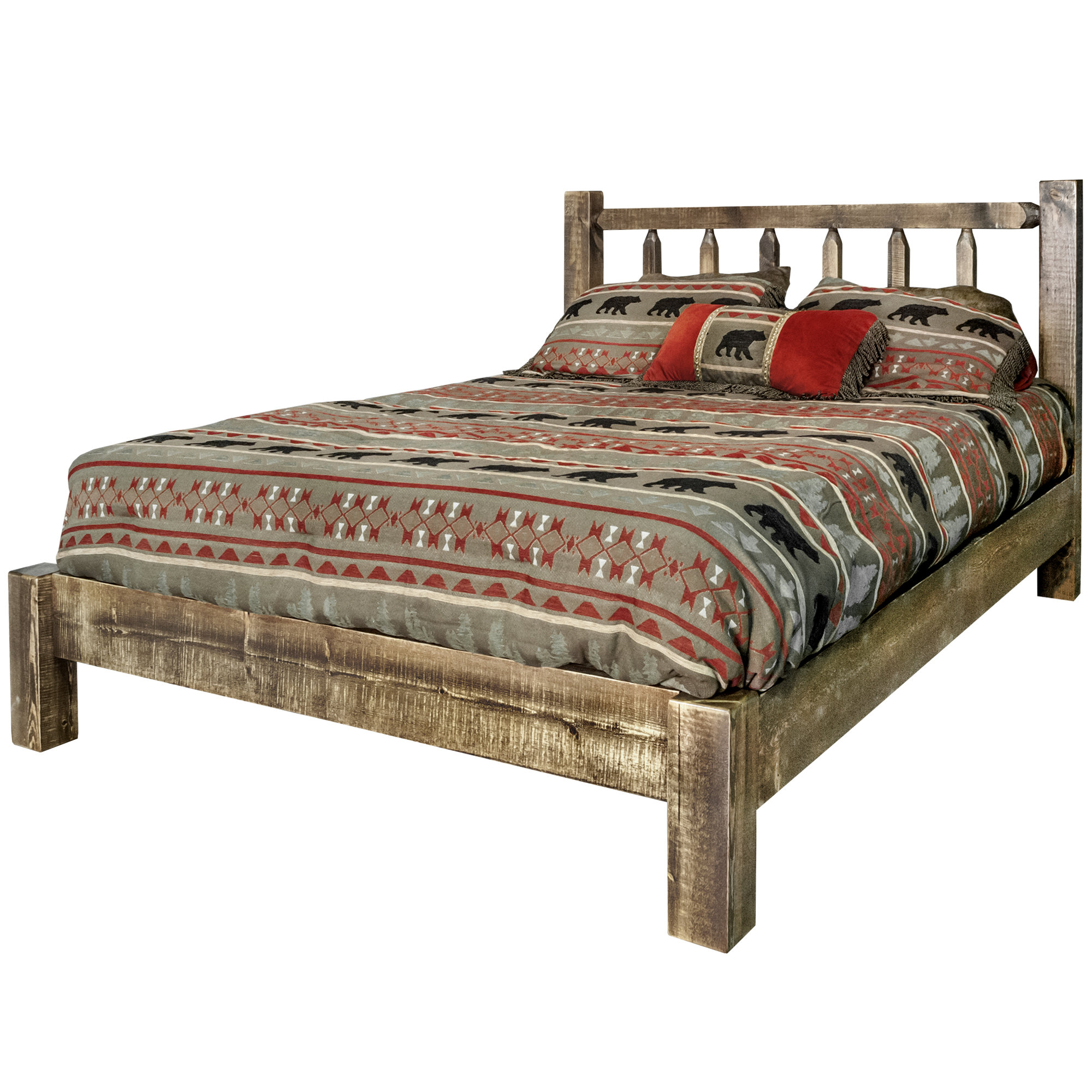 Loon Peak® Abella Solid Wood Bed & Reviews - Wayfair Canada