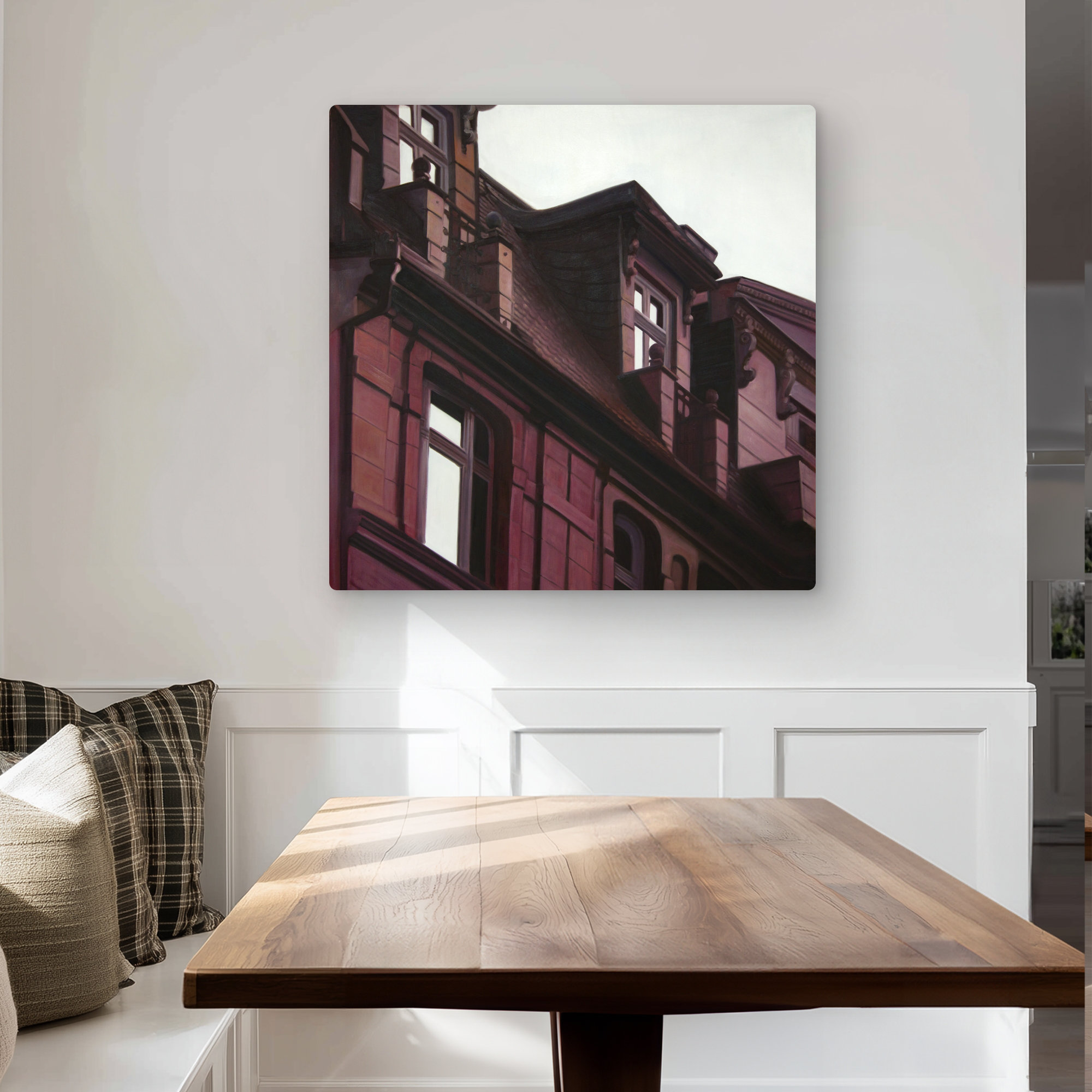 Red Barrel Studio® Architectural Building Metal Print | Man Cave Home ...