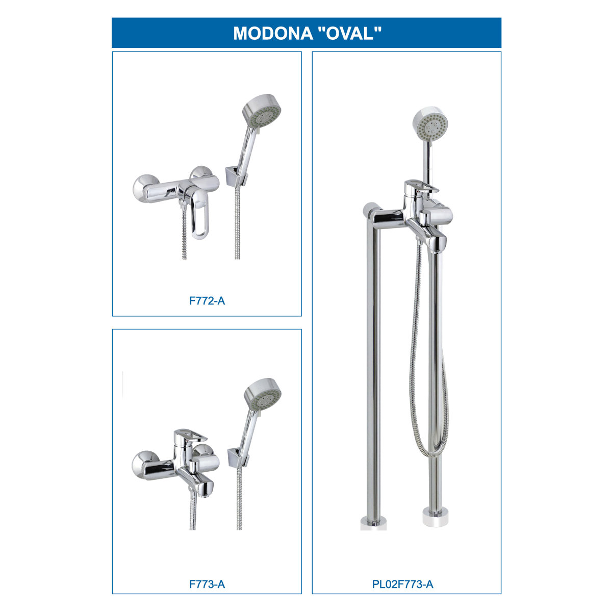 Modona European Style Tub and Shower Mixer with Single Handle & Reviews ...