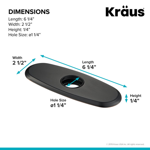 Kraus Deck Plate & Reviews | Wayfair