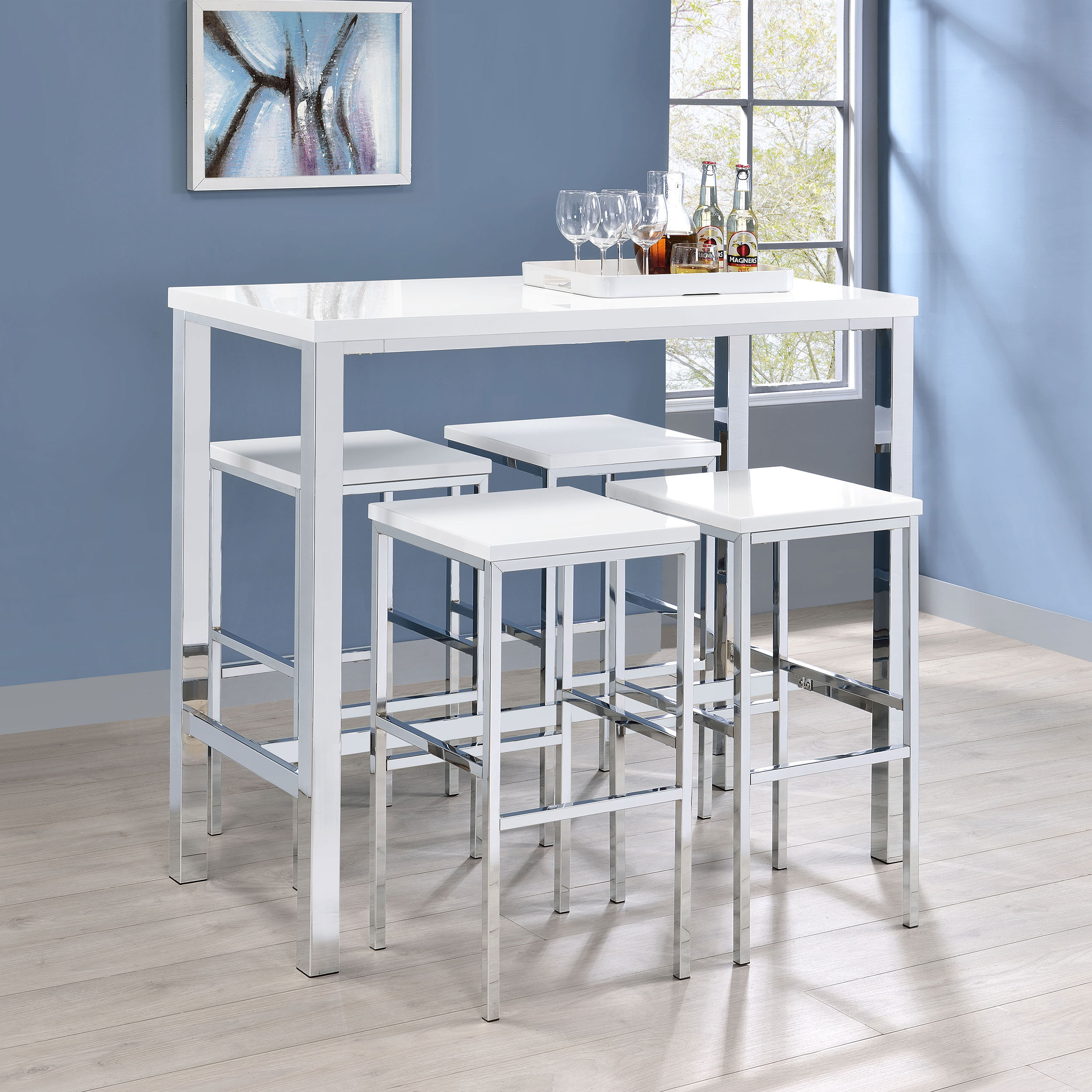 Latitude Run® Zakri 5-Piece Bar Set | Wayfair