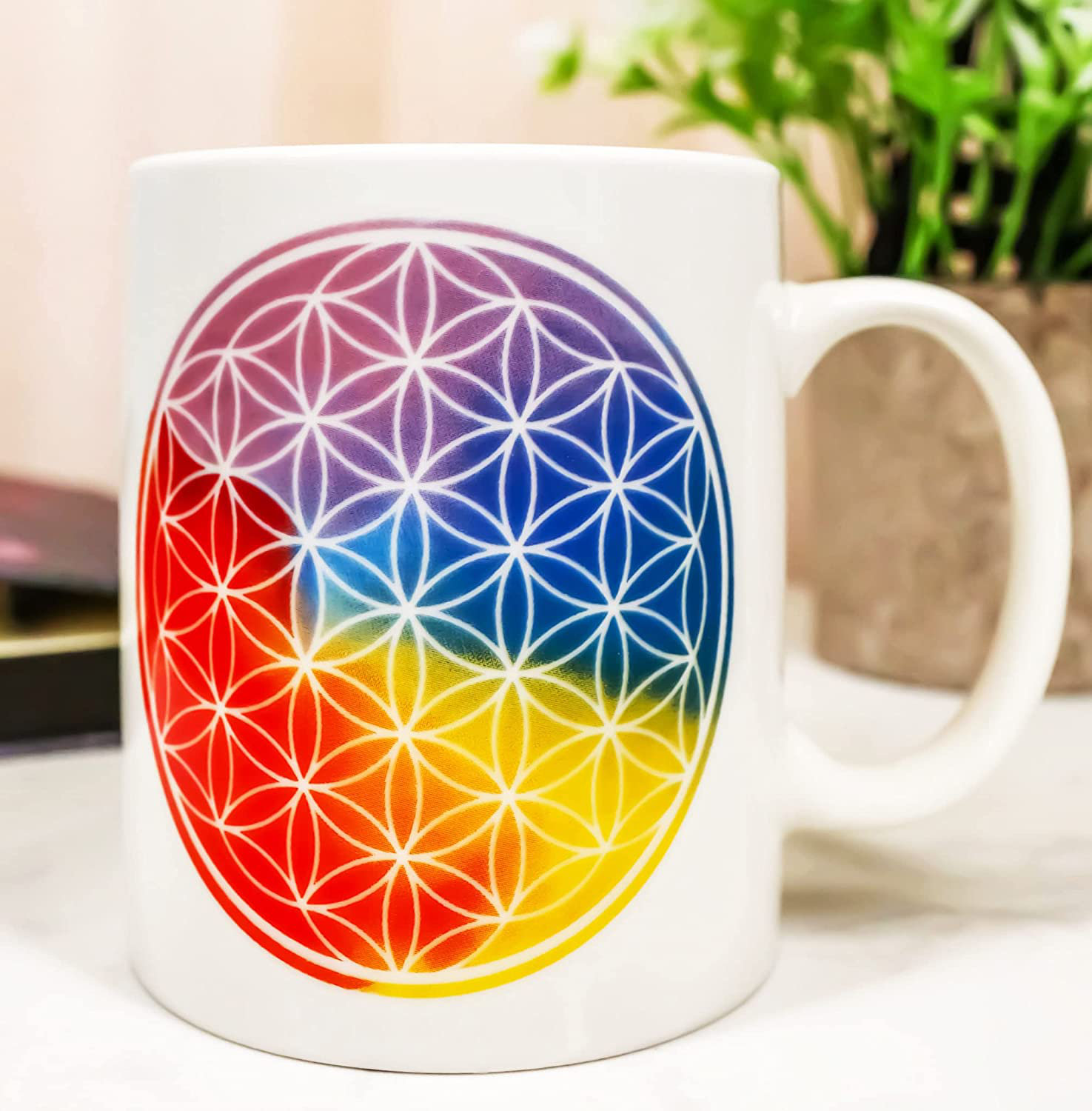 East Urban Home Calliope The Flower Of Life Sacred Geometry Magical ...