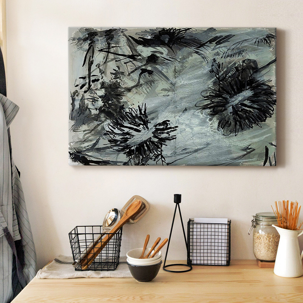 Wrought Studio " Black & White Chinois I " on - Wayfair Canada