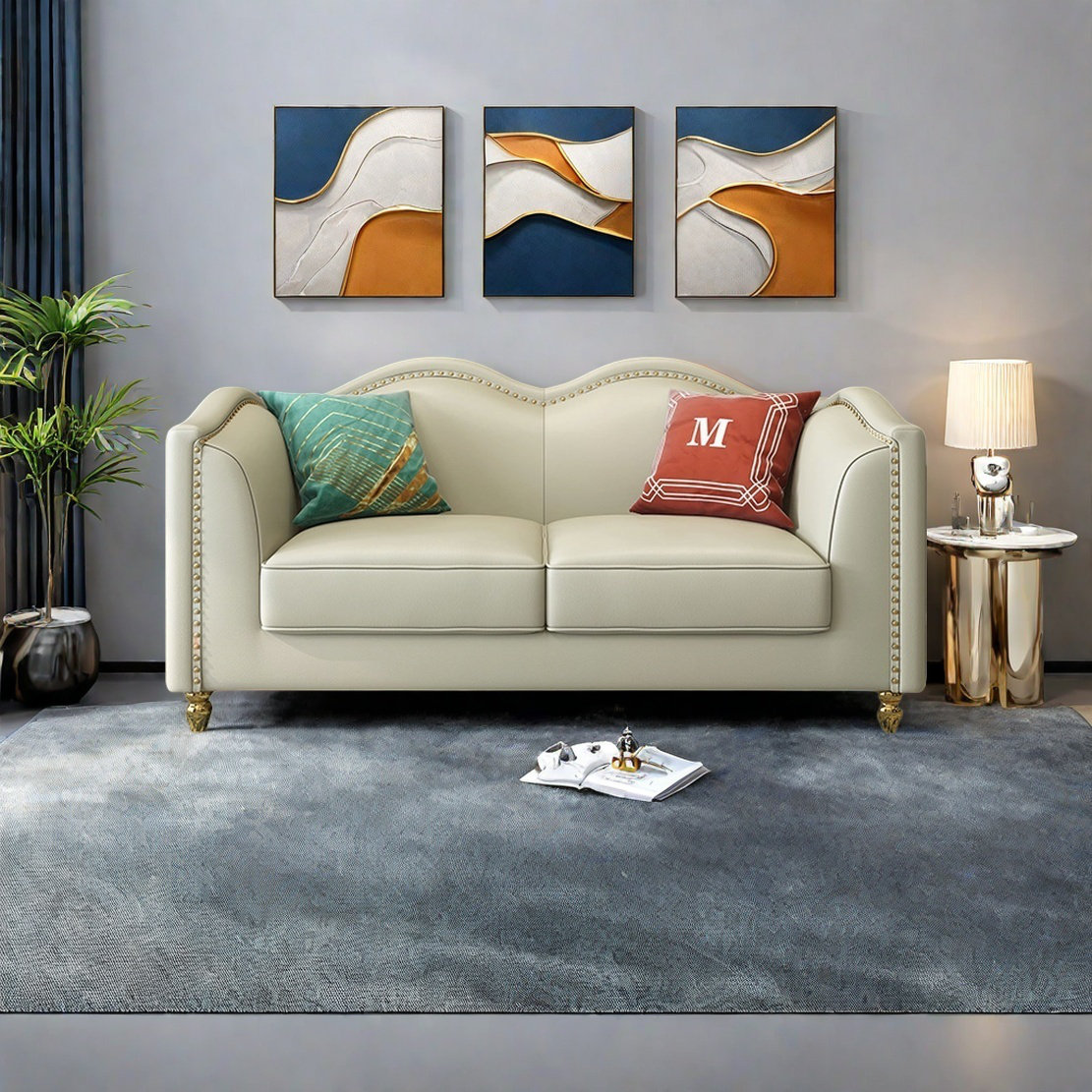 Merting American Style Luxury High-End Minimalist Sofa | Wayfair