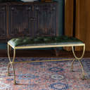 Park Hill Collection Farleigh House Leather Upholstered Bench | Perigold