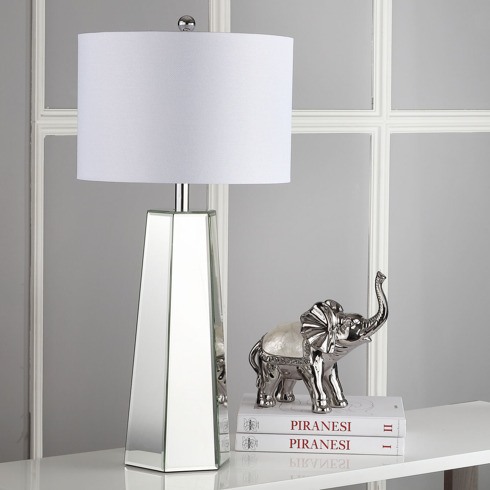 Everly Quinn Amdad 31.5" Mirrored Table Lamp Set & Reviews | Wayfair