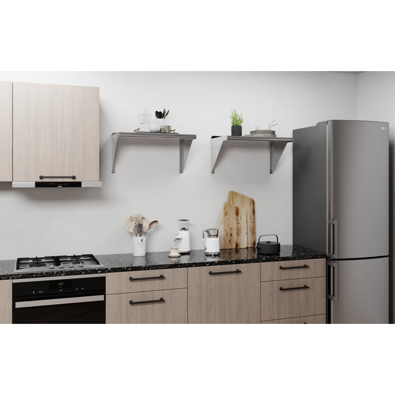 Amgood 14 in. x 24 in. Stainless Steel Wall Shelf | Wayfair