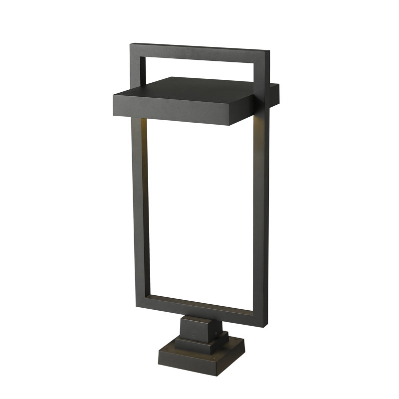 Orren Ellis Vayle 1-Light LED Pier Mount Light | Wayfair