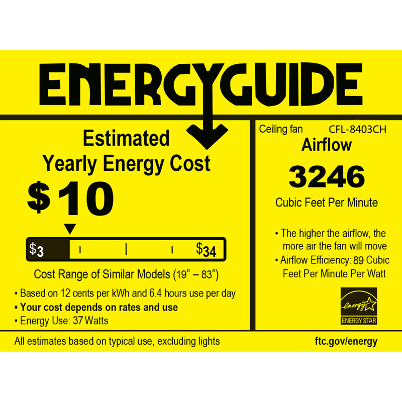 Rosdorf Park 52" Dobbins 5 - Blade Crystal Ceiling Fan with Remote ...