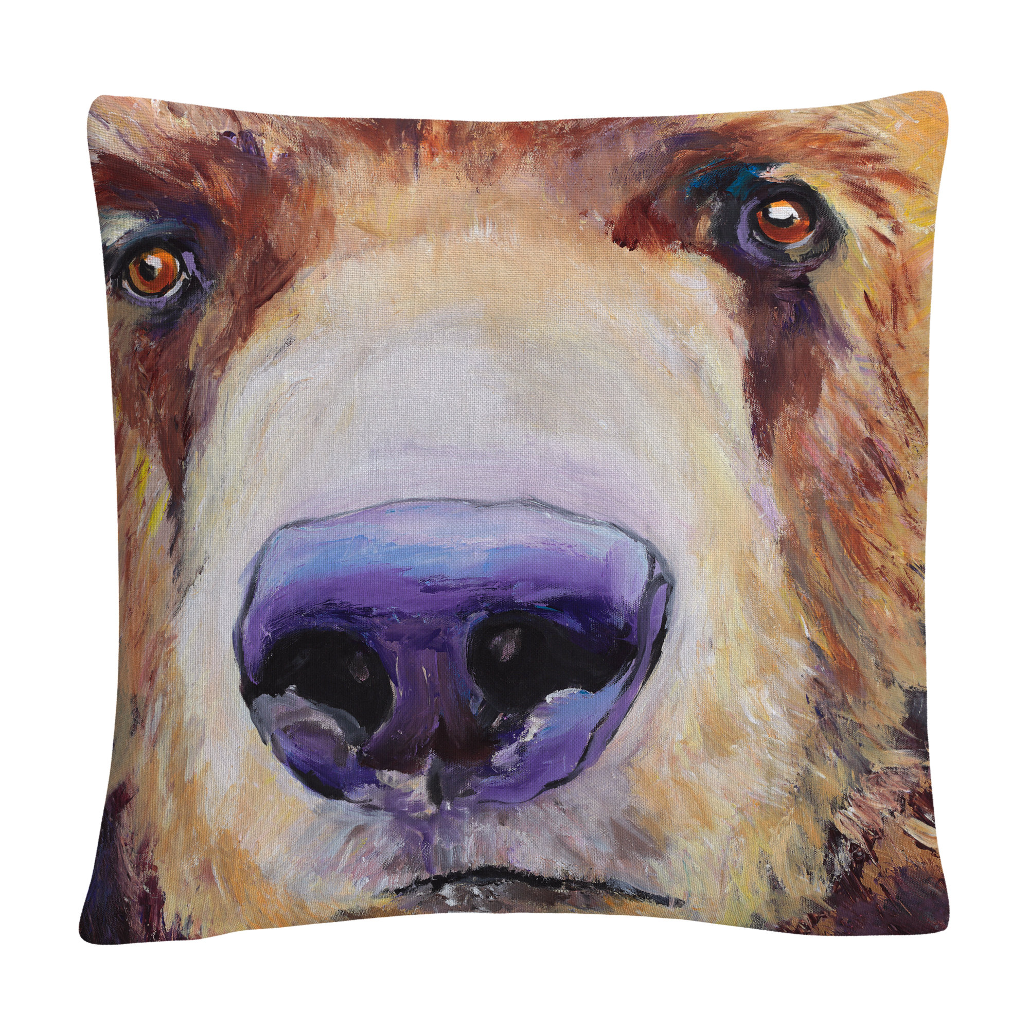 Trademark Fine Art Troy The Sniffer 16" Throw Pillow | Wayfair
