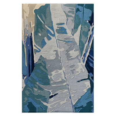 Wade Logan® Booska Hand Tufted Wool Abstract Rug | Wayfair