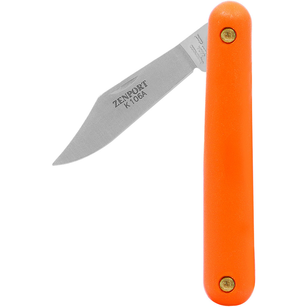 Zenport K106A-10PK Budding & Grafting Knife Clip-Point Blade Dual-Taper ...