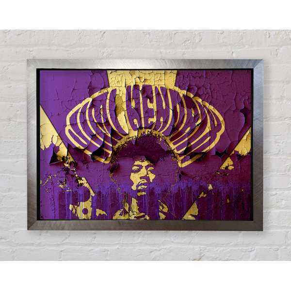Bright Star Jimi Hendrix Haze - Single Picture Frame Art Prints ...