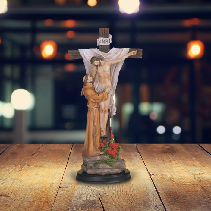 Trinx Jeasie Jerett 5"H Saint Joseph Holding Baby Jesus Holy Figurine ...