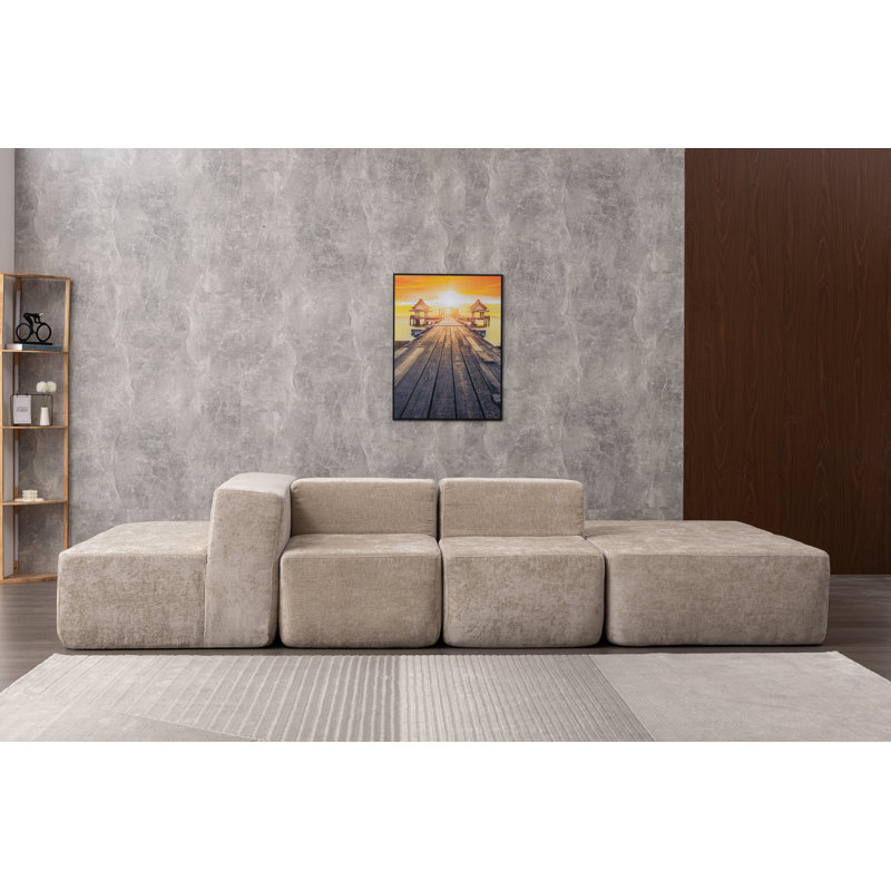 Orren Ellis Modular Block Sofa | Wayfair
