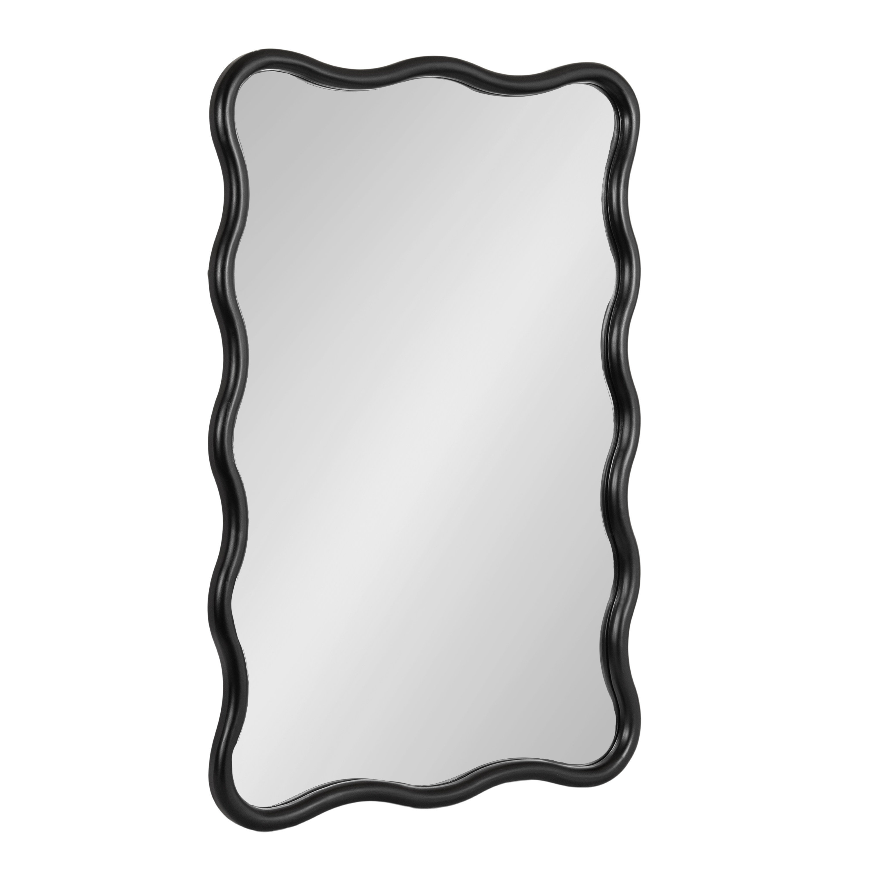 Latitude Run® Wavy Rectangle Mirror for Bathroom | Wayfair