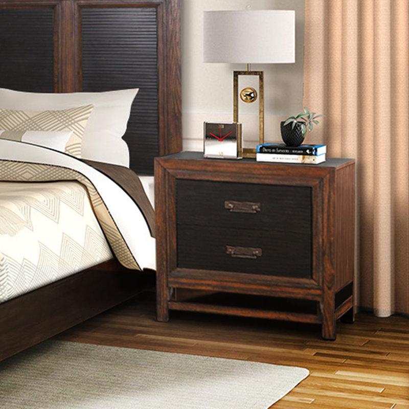 Latitude Run® Bedroom End Tables Modern Nightstand Bed Side Table Solid ...