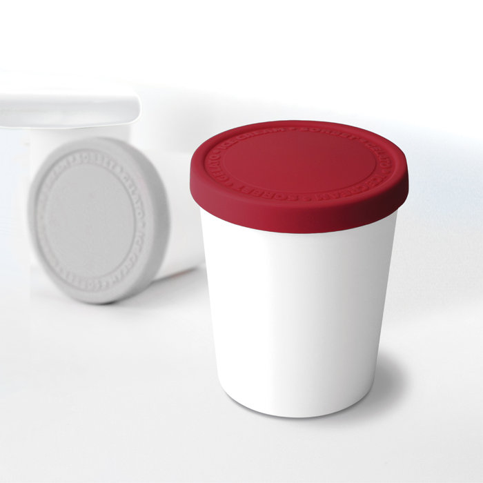 Tovolo Mini Sweet Treat Ice Cream Tubs, 6 Oz. Mini Ice Cream Tubs, Set ...