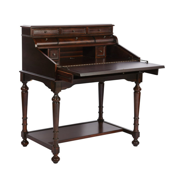 BOSTINS Office Broad Desk Space Storage Writing Desk With 8 Drawers ...