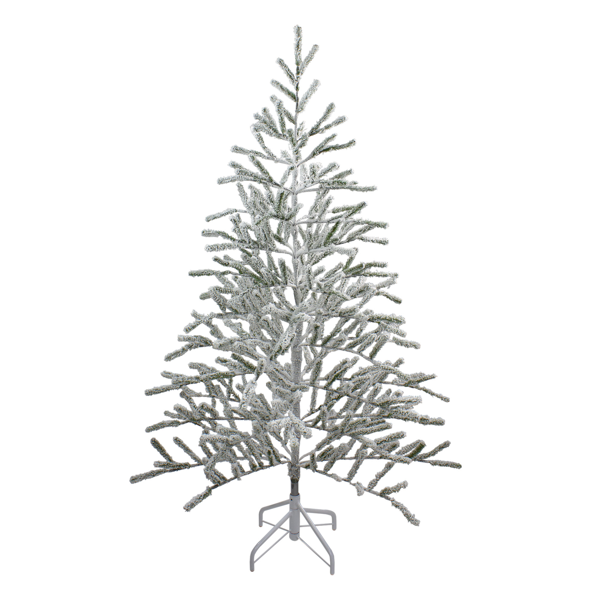 Northlight Seasonal 5' Flocked Alpine Twig Artificial Christmas Tree ...