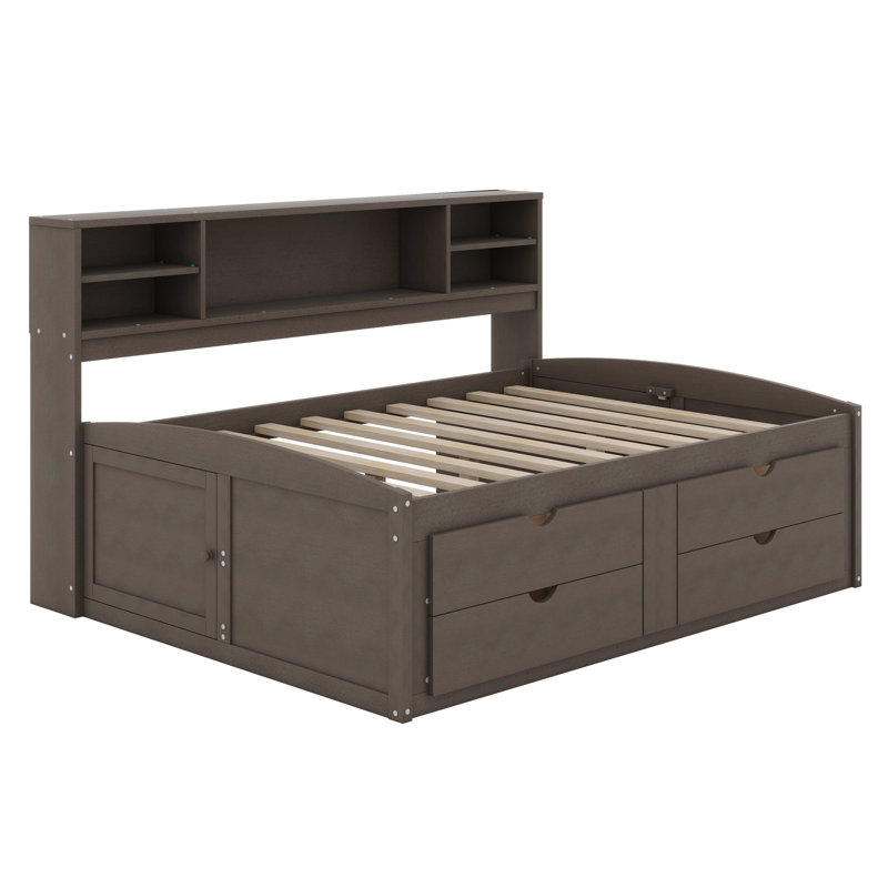 Latitude Run® Arijus Slat Storage Bed | Wayfair