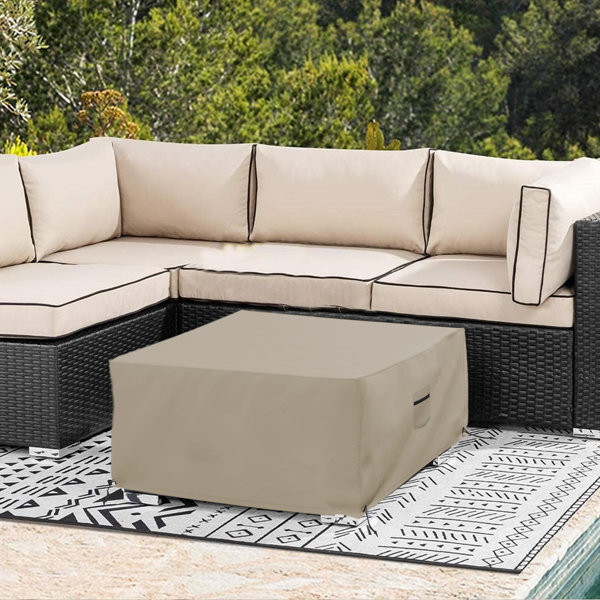 Breakwater Bay Heavy Duty Waterproof Outdoor Square Ottoman Deck Box ...