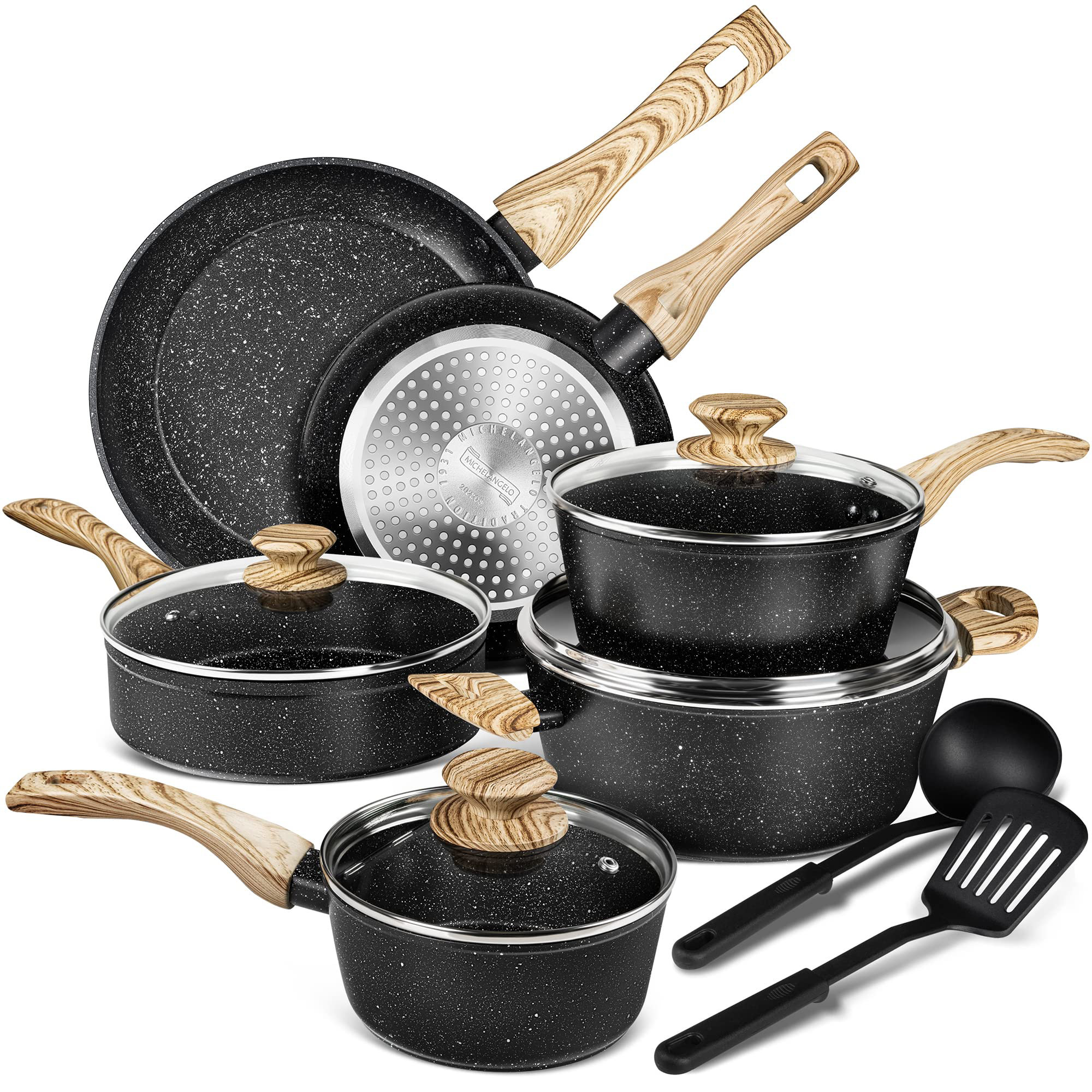 MICHELANGELO 12 - Piece Cookware Set | Wayfair