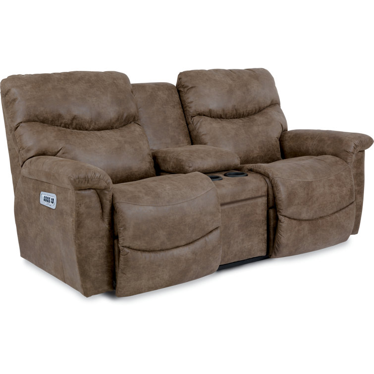 La-Z-Boy James Power Reclining Loveseat w/ Power Headrest, Lumbar ...