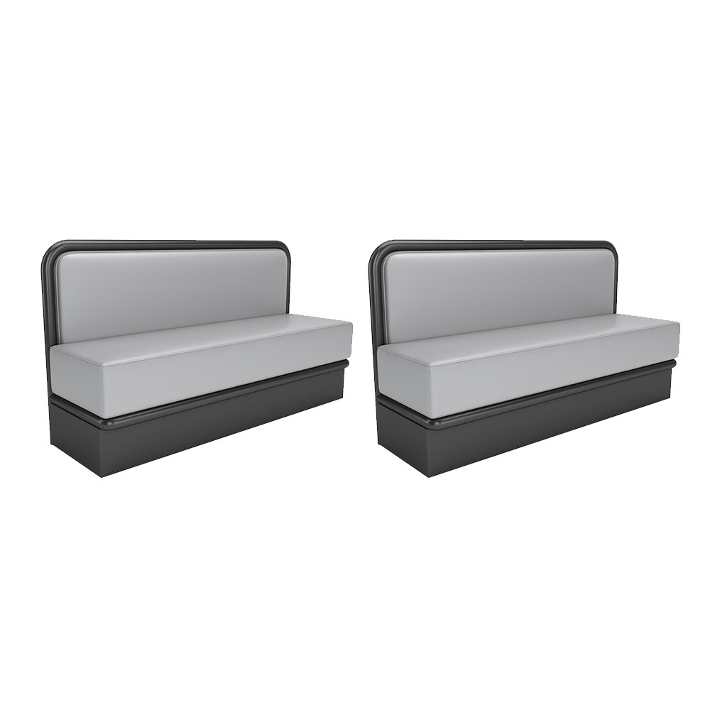 Canadian Linen High-end Simple Restaurant Cafe Booth Benches Storage ...