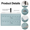 Ebern Designs Sharee 30" Wall Mounted Bathroom Vanity Set With Sink Top ...