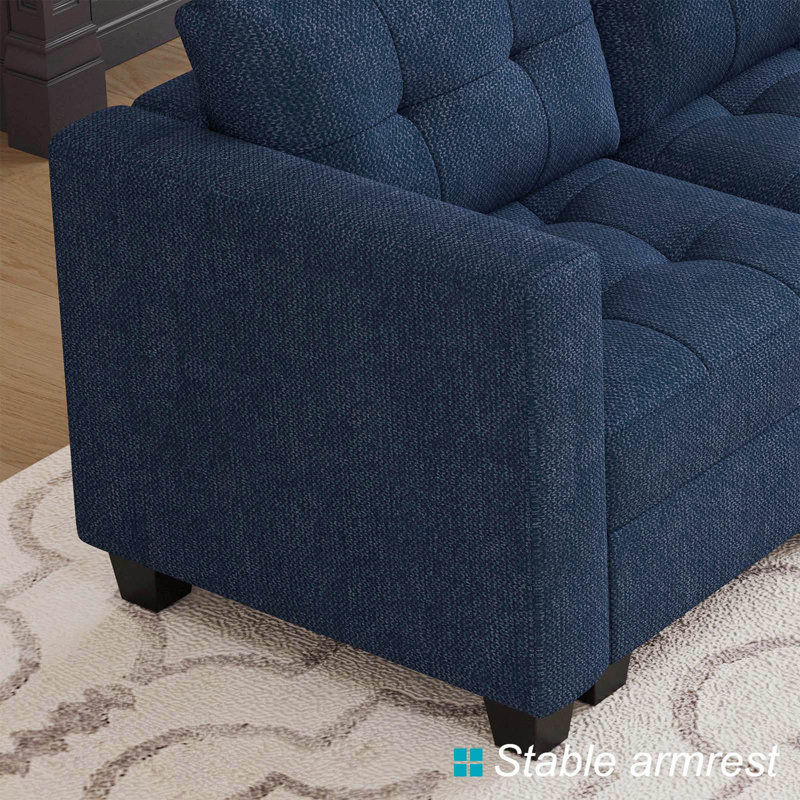 Latitude Run® Devoiry 90.2'' Variable Sectional Upholstered Storage ...