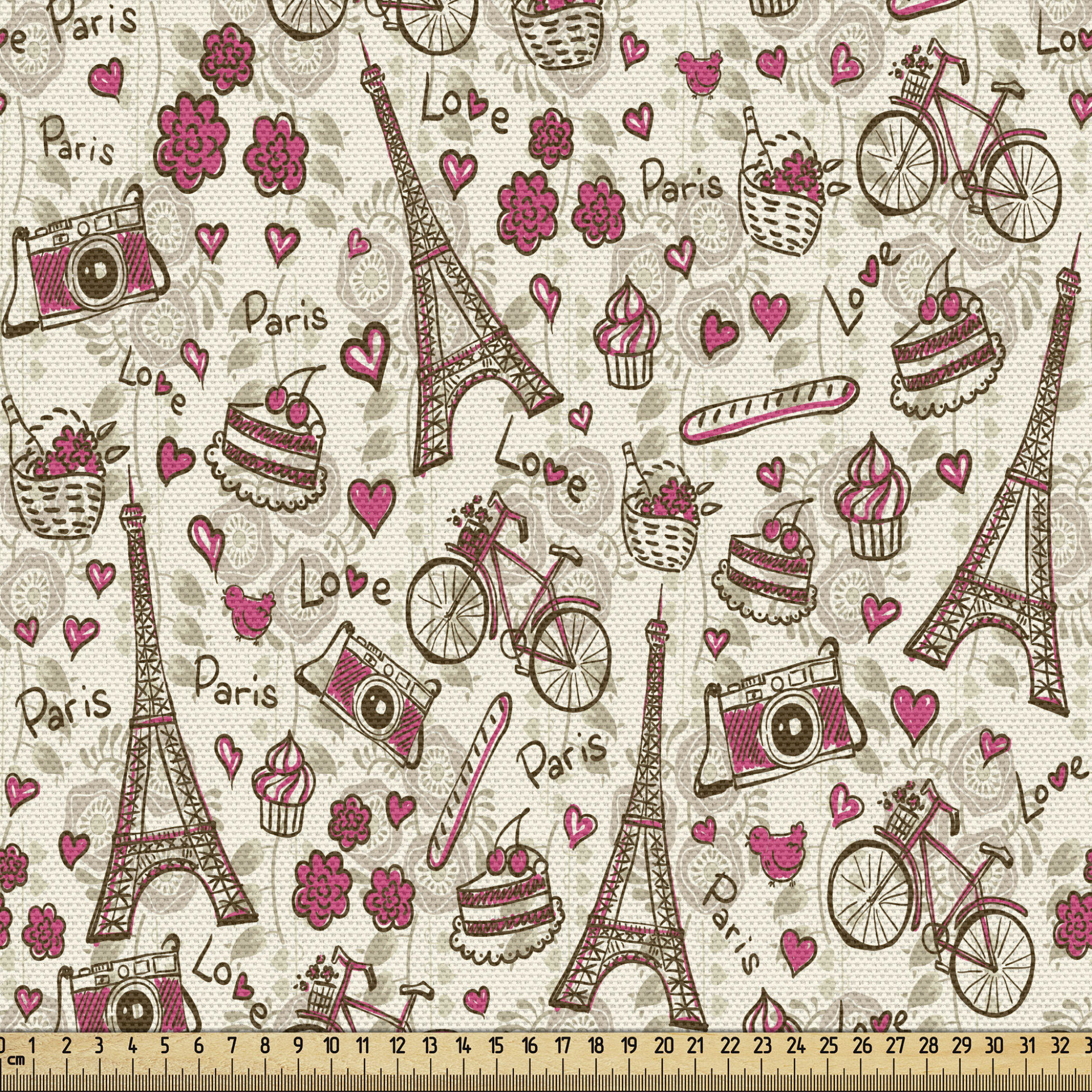 East Urban Home fab_29957_ Romantic Fabric By The Yard, Europe French ...