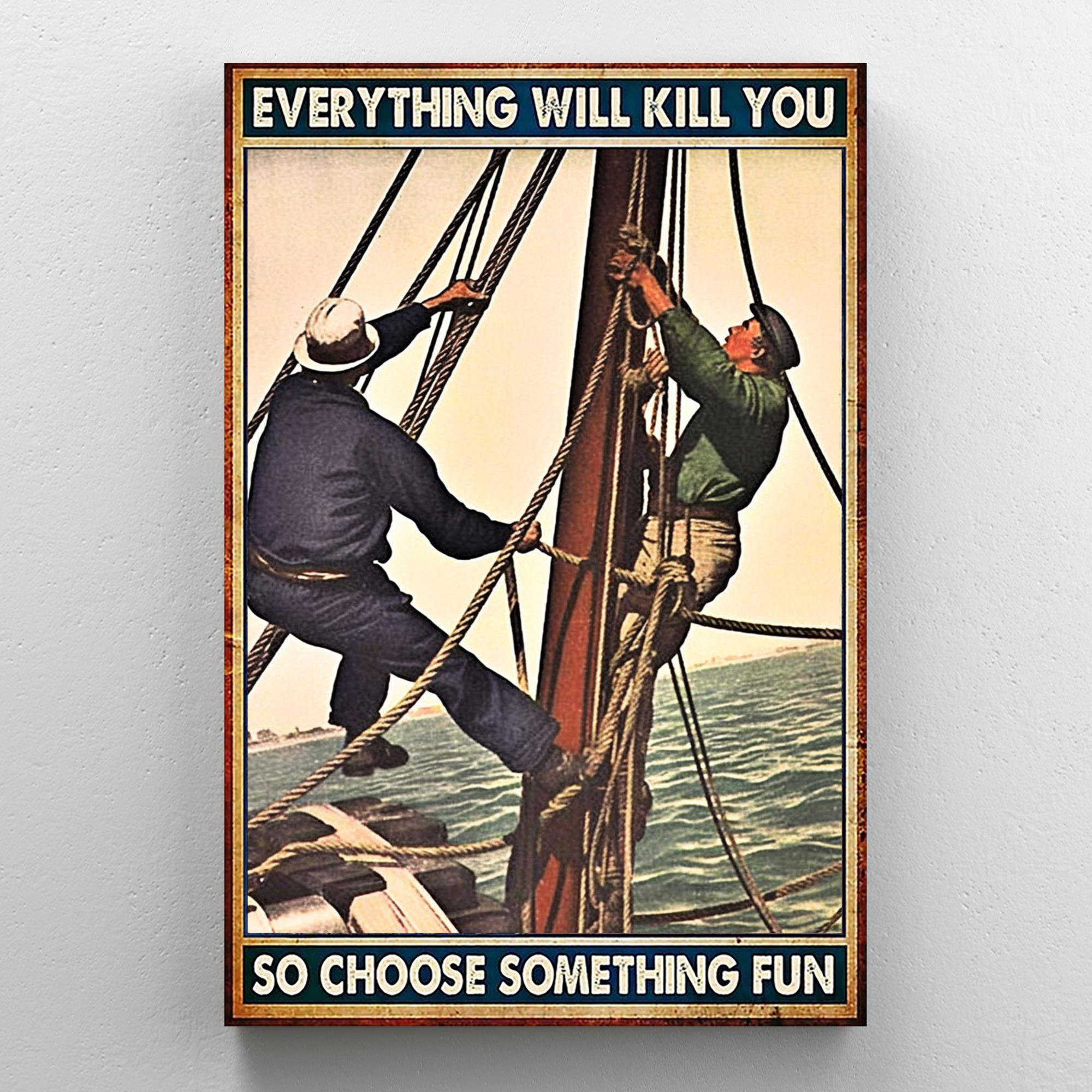Trinx Kyro Sailors So Choose Something Fun 1 On Canvas Graphic Art ...