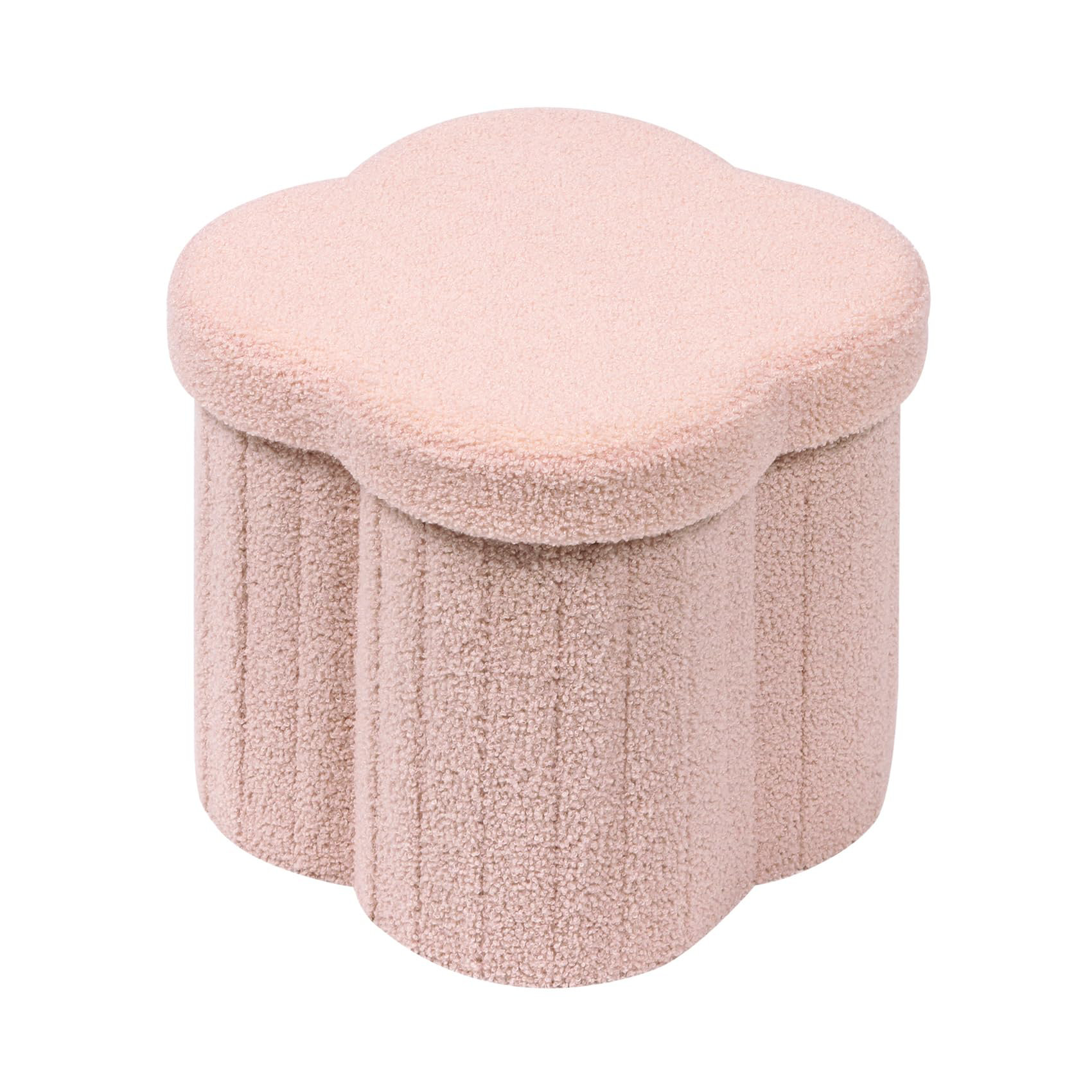 Latitude Run® Storage Ottoman Cube, Flowers Shaped Ottomans With ...