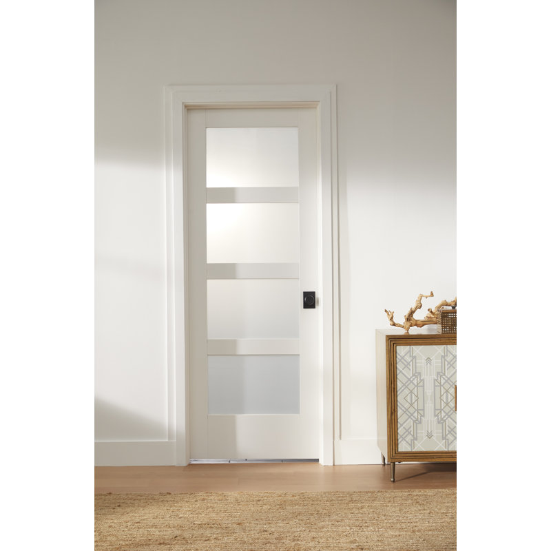JELD-WEN EVELIN 4-Lite Wood and Privacy Glass Primed Prehung Interior ...