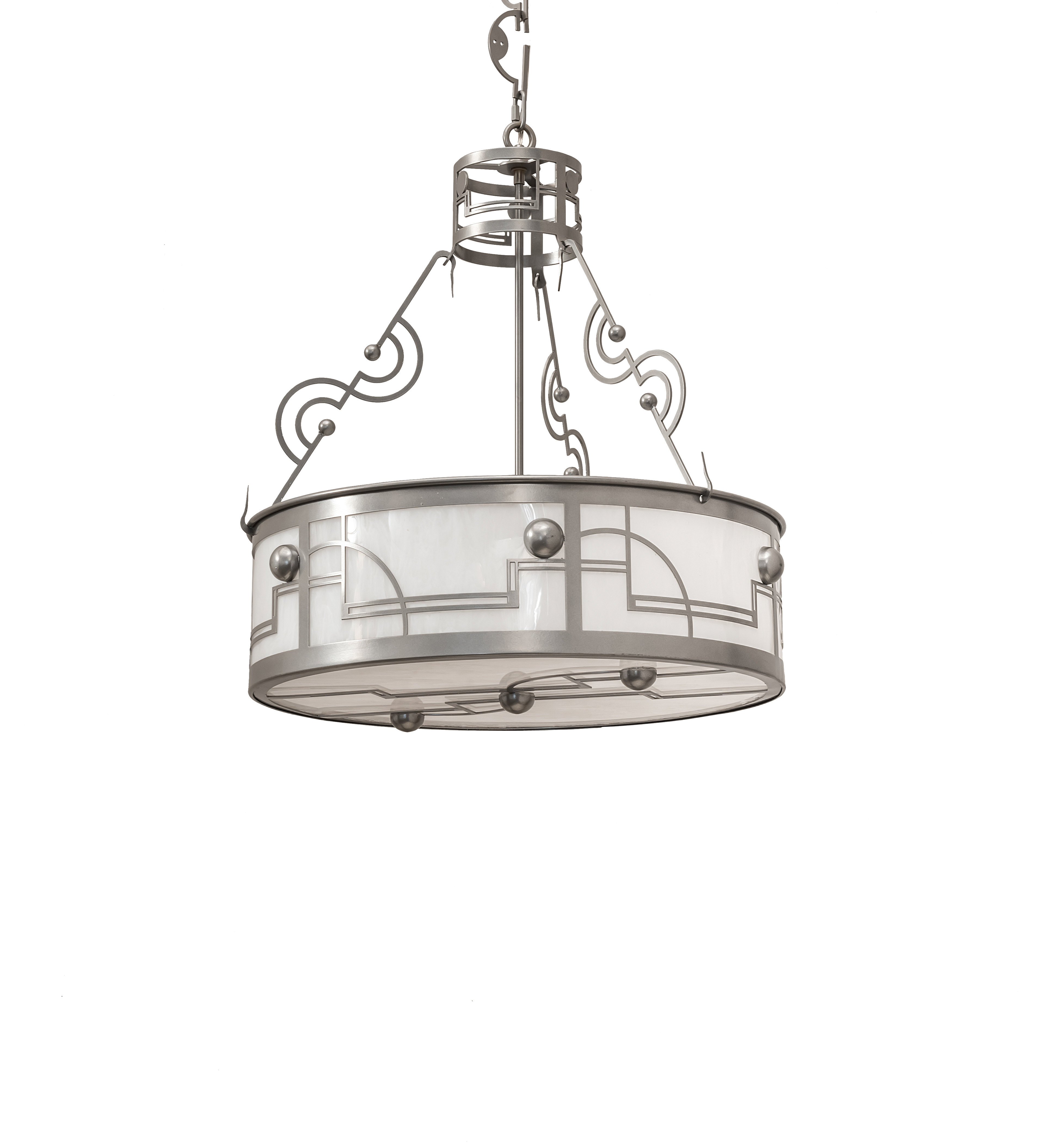 Meyda Lighting Revival Deco 4 - Light Shaded Drum Chandelier | Perigold