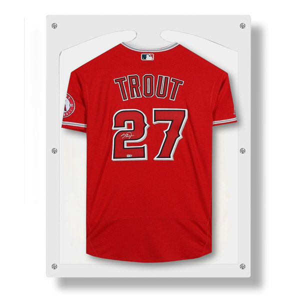 Vandue Wall Mounted Acrylic Sports Jersey Display Case Frame -baseball ...
