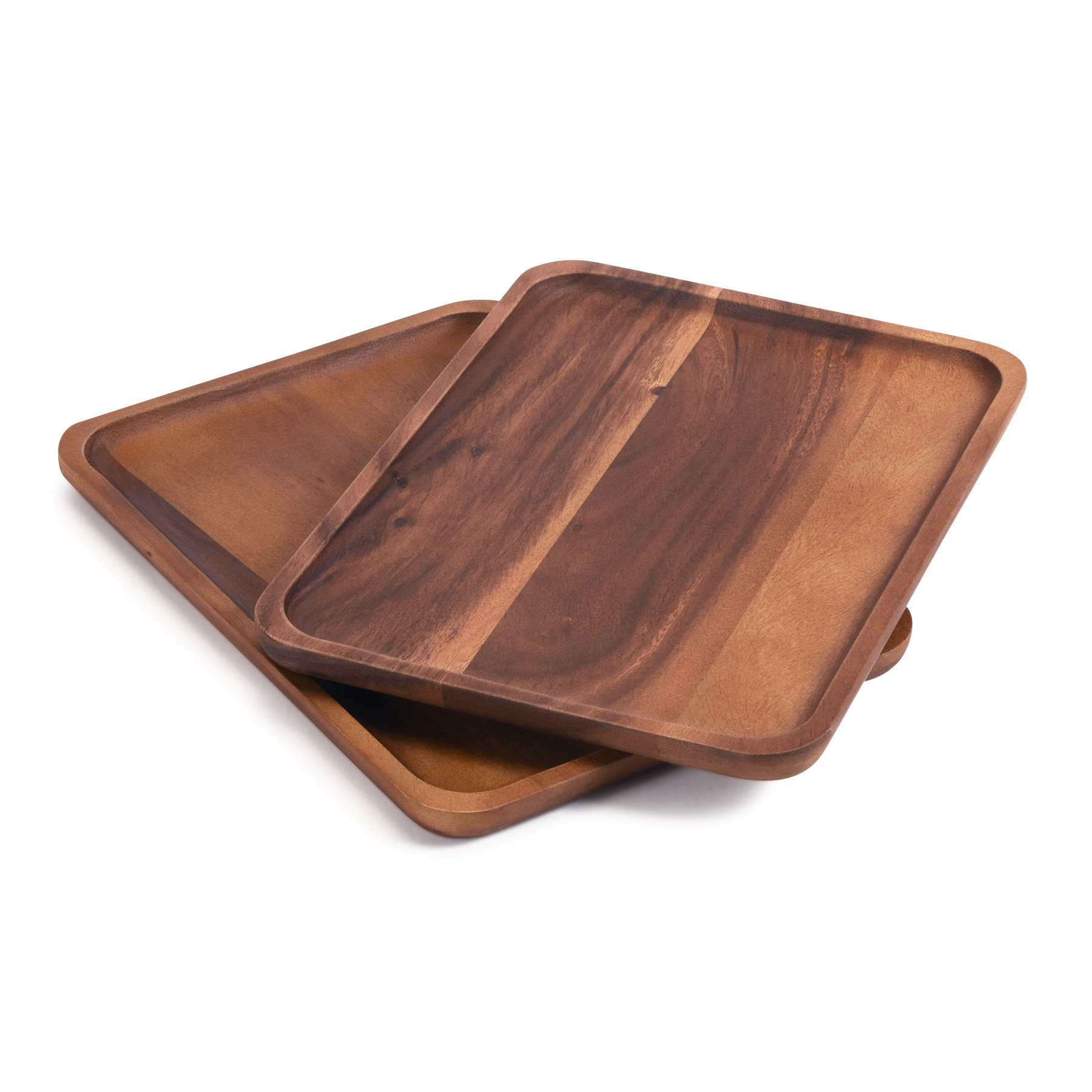 Millwood Pines Rectangular Plates - Large - S/2 | Wayfair