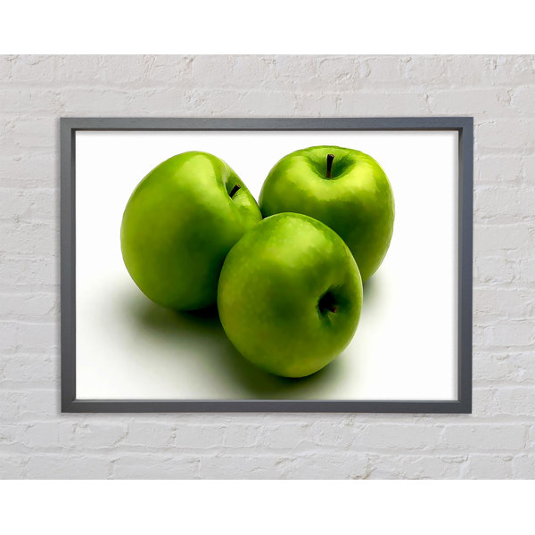Bright Star Shining Green Apples - Single Picture Frame Art Prints on ...